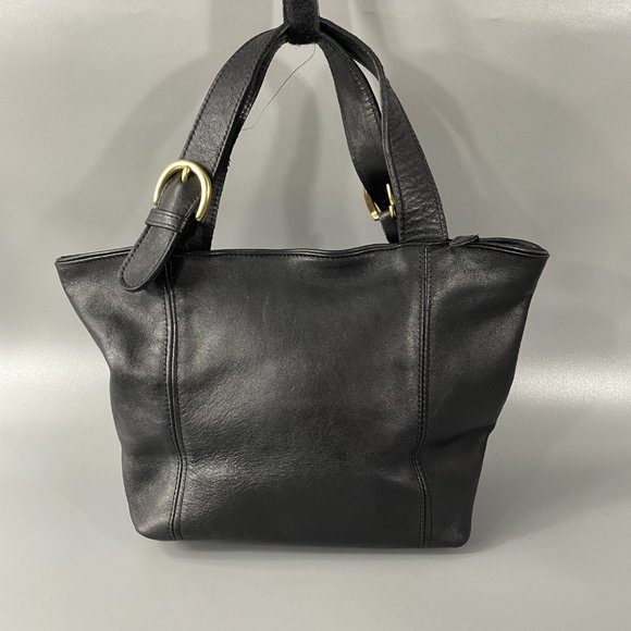 Coach | Bags | Coach 433 Black Leather Soho Vintage Small Tote | Poshmark